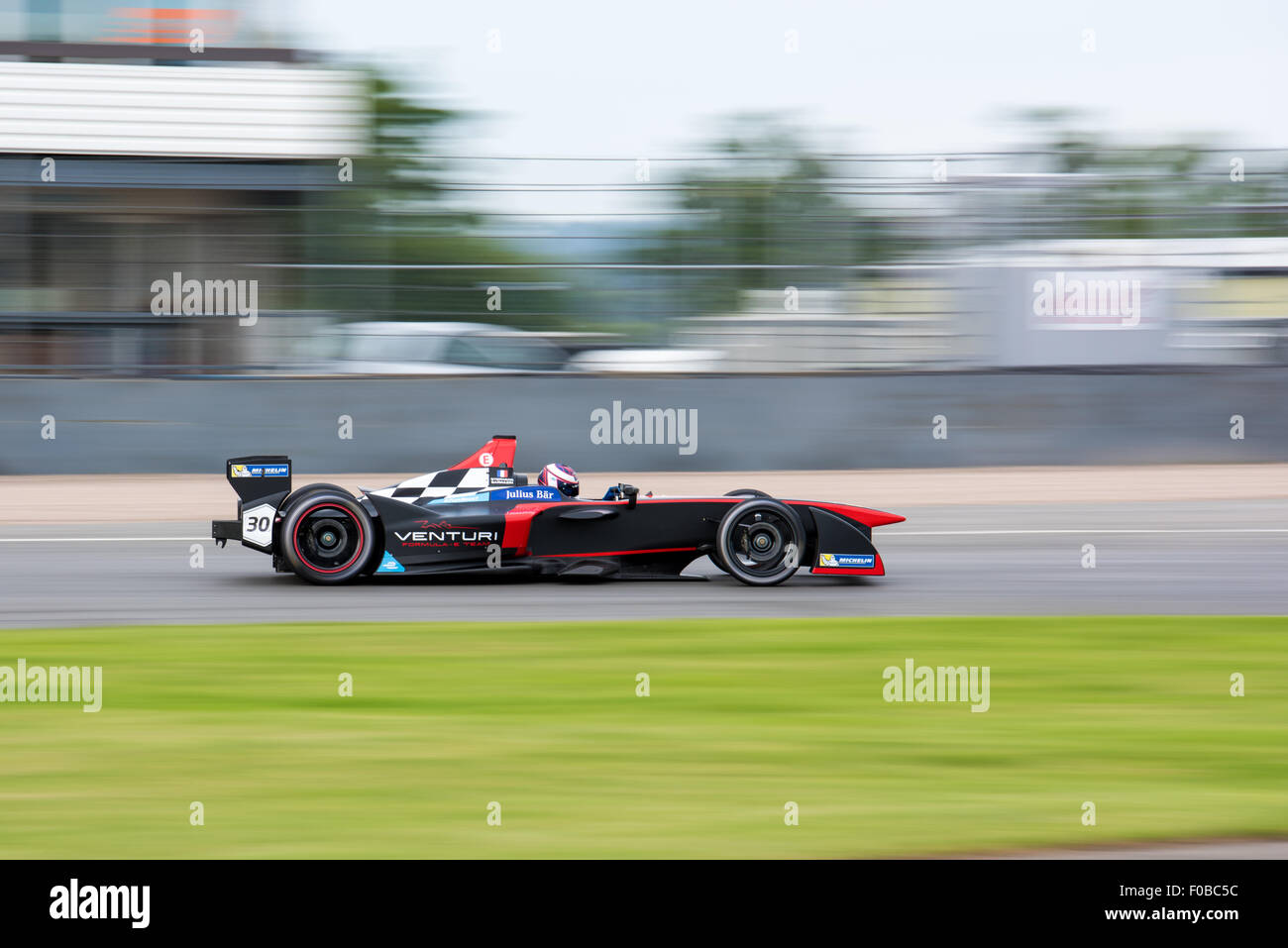 Stéphane Sarrazin Formula E Racing Car driver Testing at Donington ...