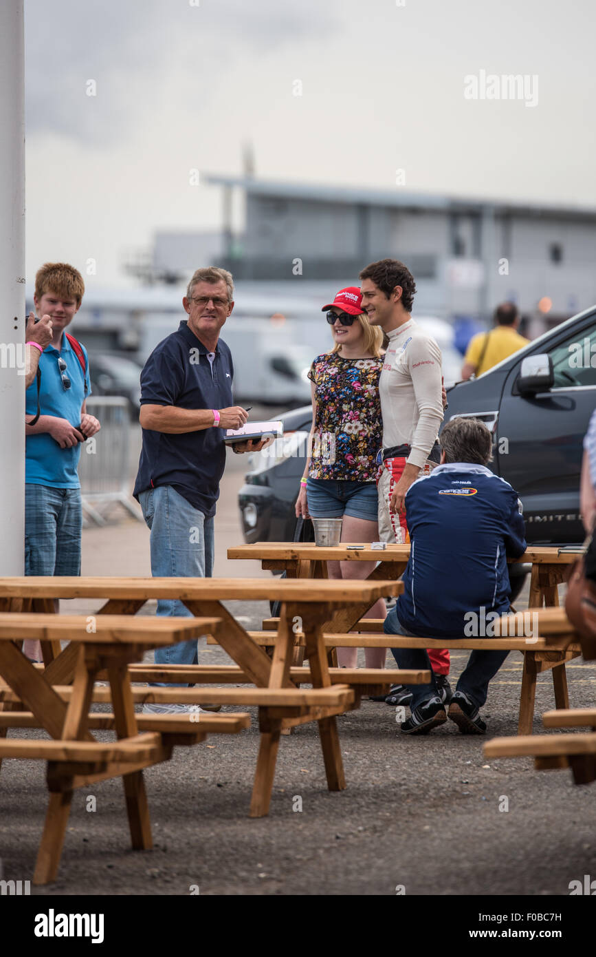 Bruno Senna the nephew of Ayrton senna signing autographs and meets the ...