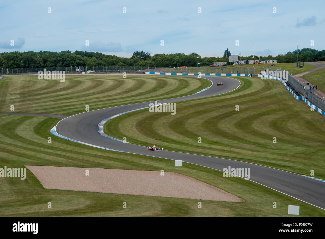 Formula E Electric Racing Cars Testing at Donington Raceway ...