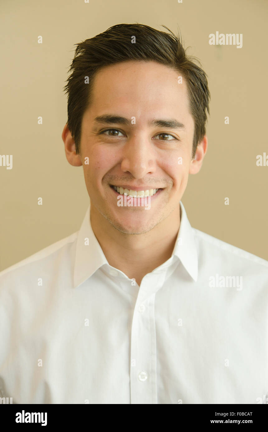 Asian Man in Library wearing suit Stock Photo - Alamy