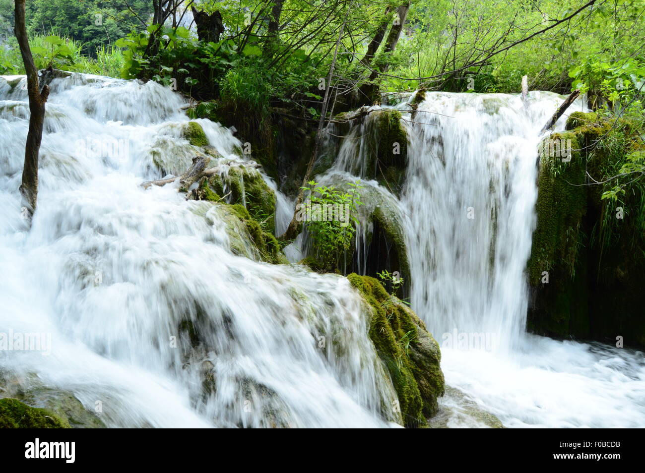 Waterfalls at Plitvicka (Croatia Stock Photo - Alamy