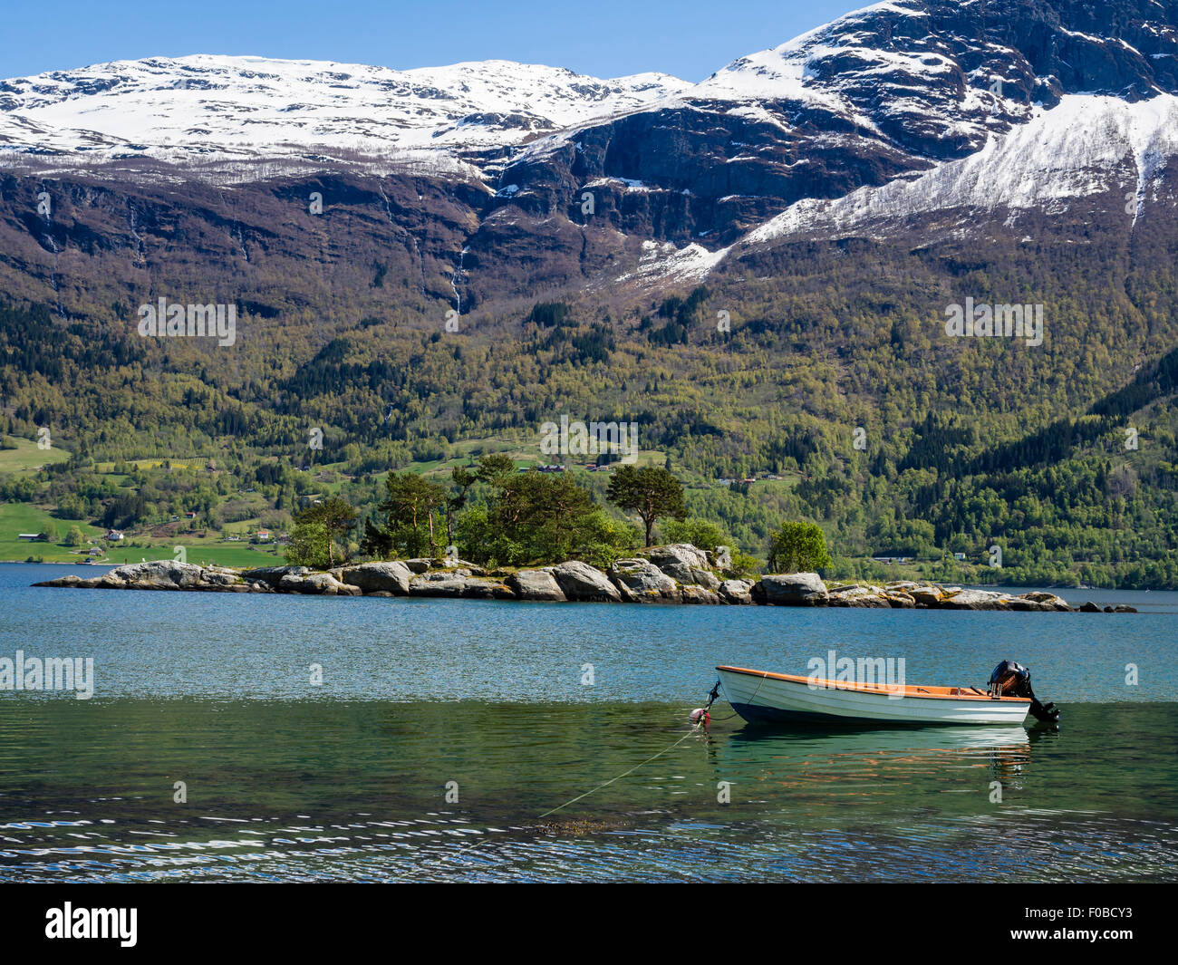 Lustrafjord boat hi-res stock photography and images - Alamy