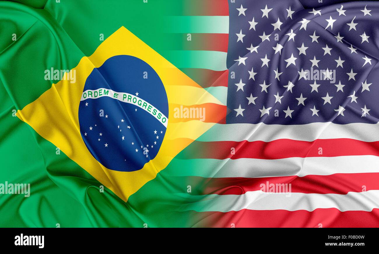 USA and Brazil Stock Photo - Alamy