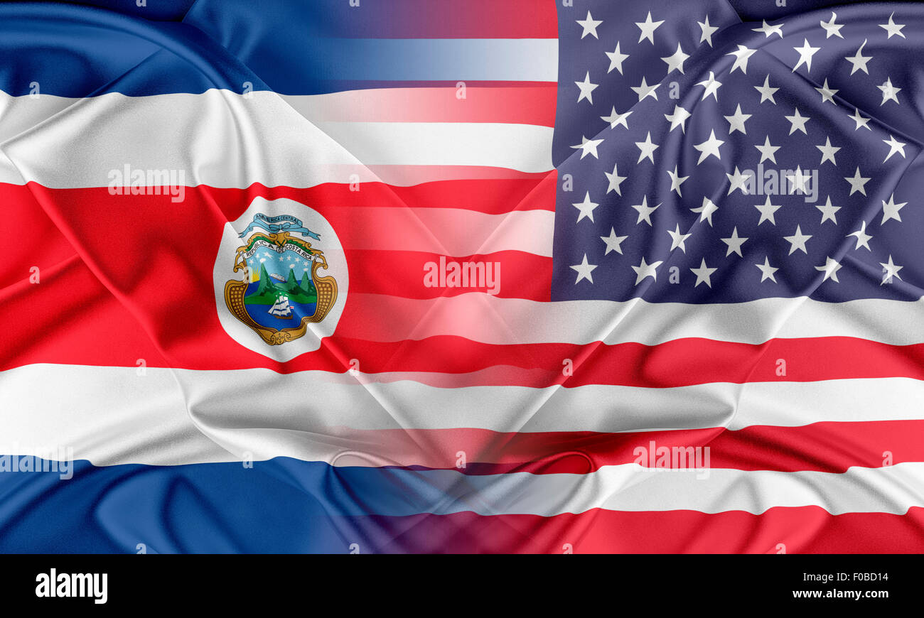 USA and Costa Rica Stock Photo - Alamy