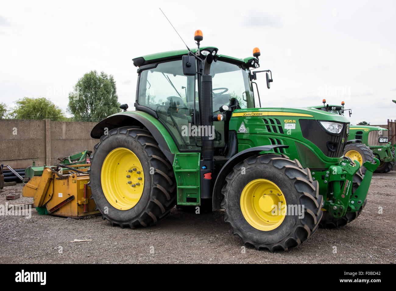 John Deere tractor at Donington Raceway UK Stock Photo - Alamy