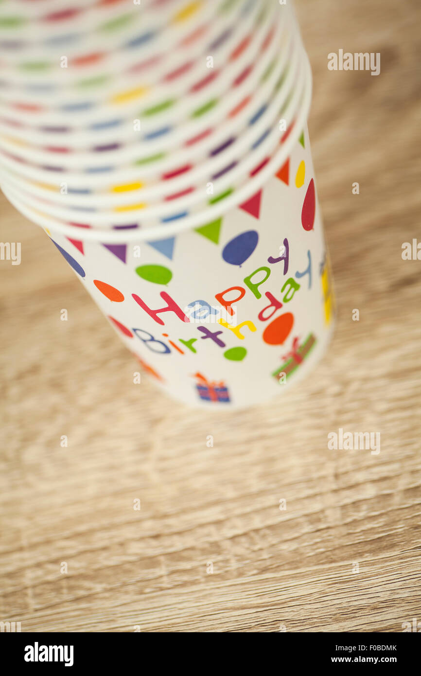 Birthday cups hi-res stock photography and images - Alamy