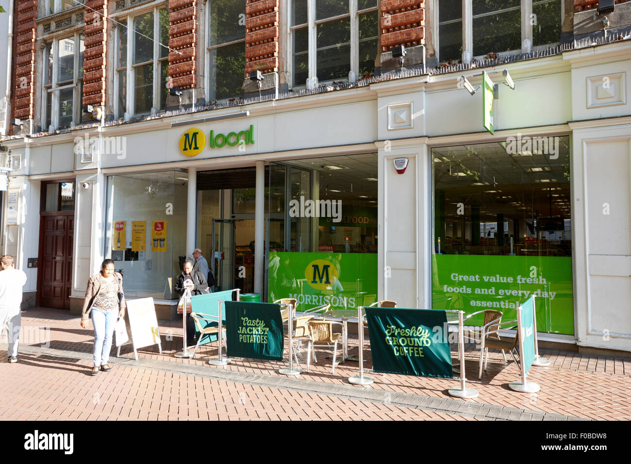 morrisons local store in Birmingham city centre UK Stock Photo - Alamy