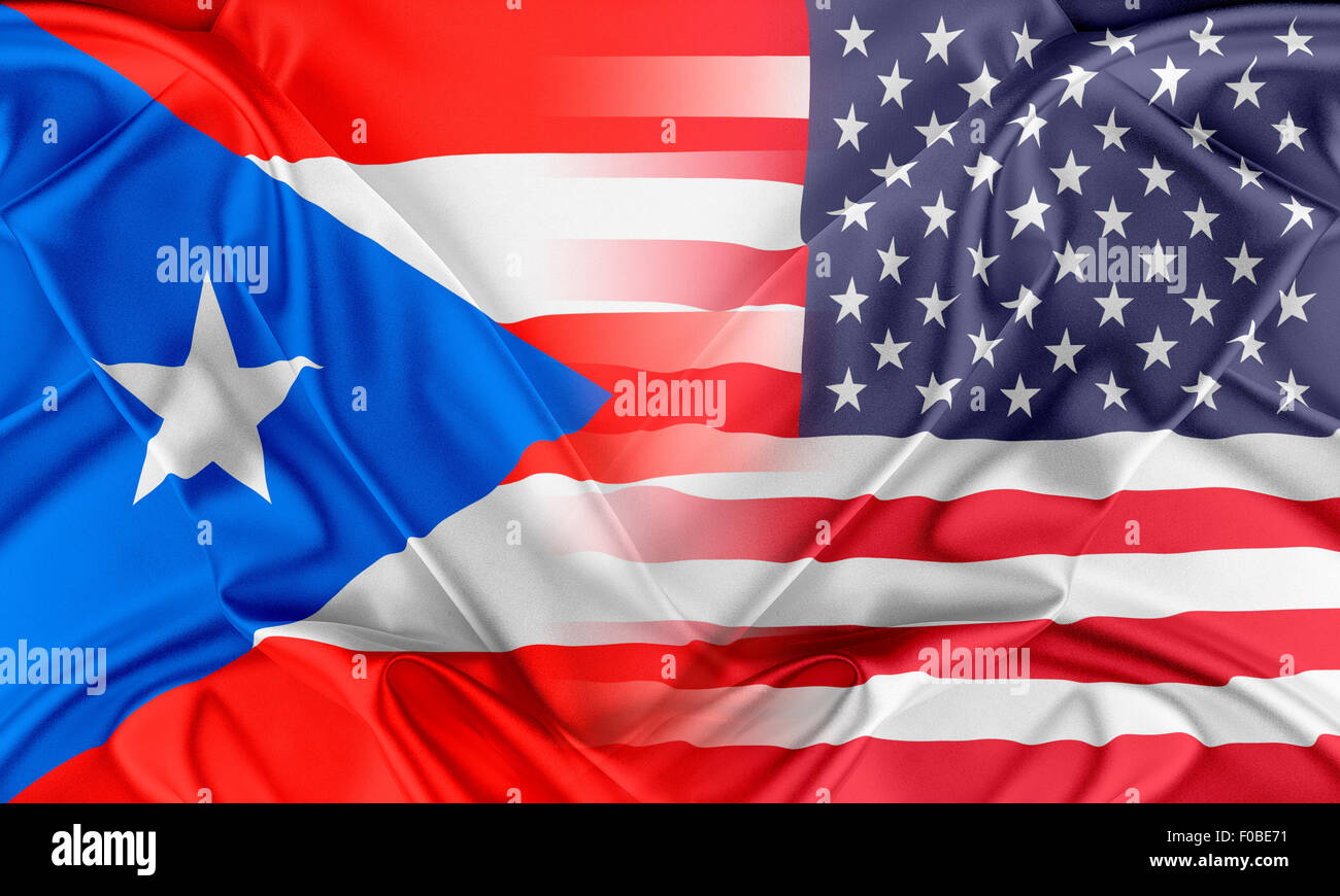 USA and Puerto Rico Stock Photo - Alamy