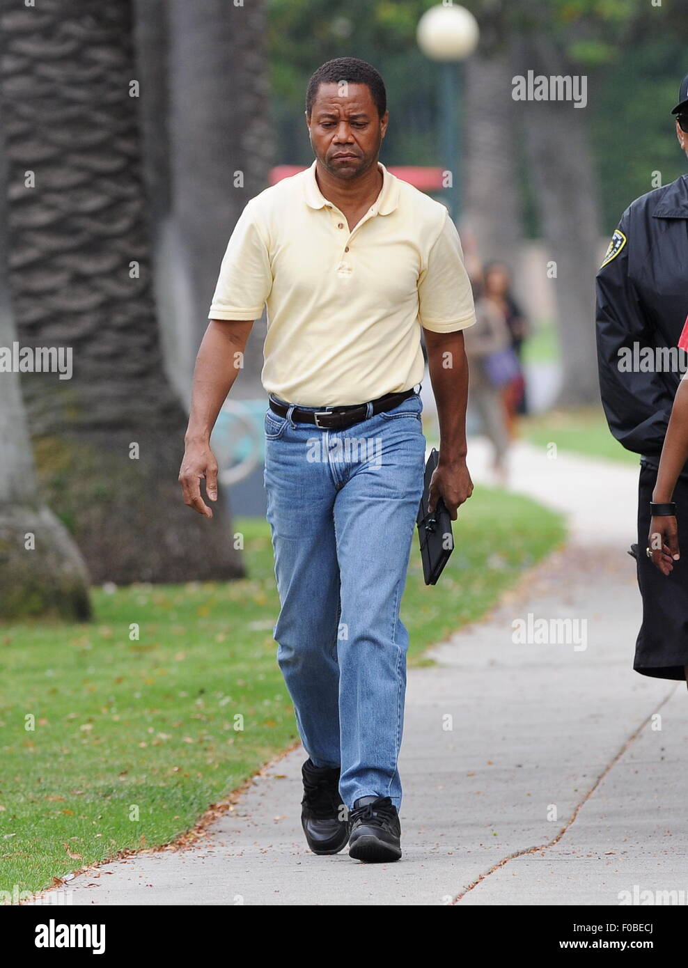 Cuba Gooding Jr Filming The Famous Oj Simpson Car Chase For American