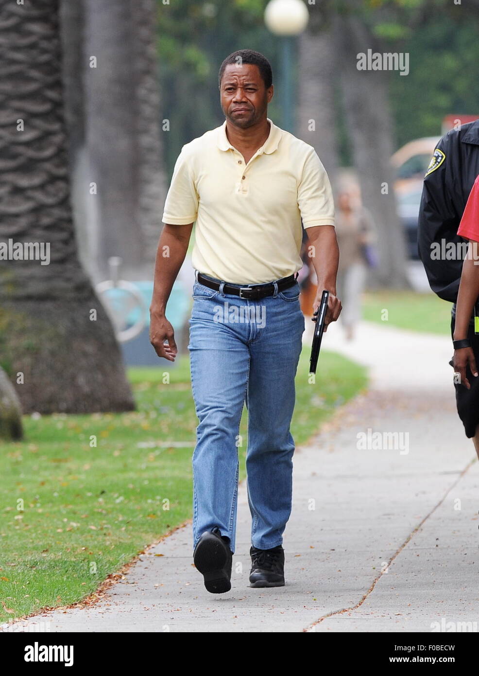 Cuba Gooding Jr Filming The Famous Oj Simpson Car Chase For American