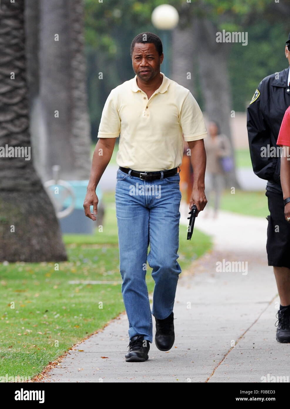 Cuba Gooding Jr Filming The Famous Oj Simpson Car Chase For American