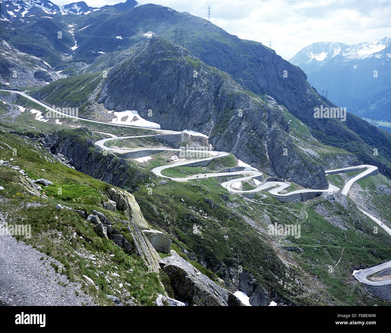 Sankt Gotthardpass, Landschaft - CHE, Schweiz Stock Photo - Alamy