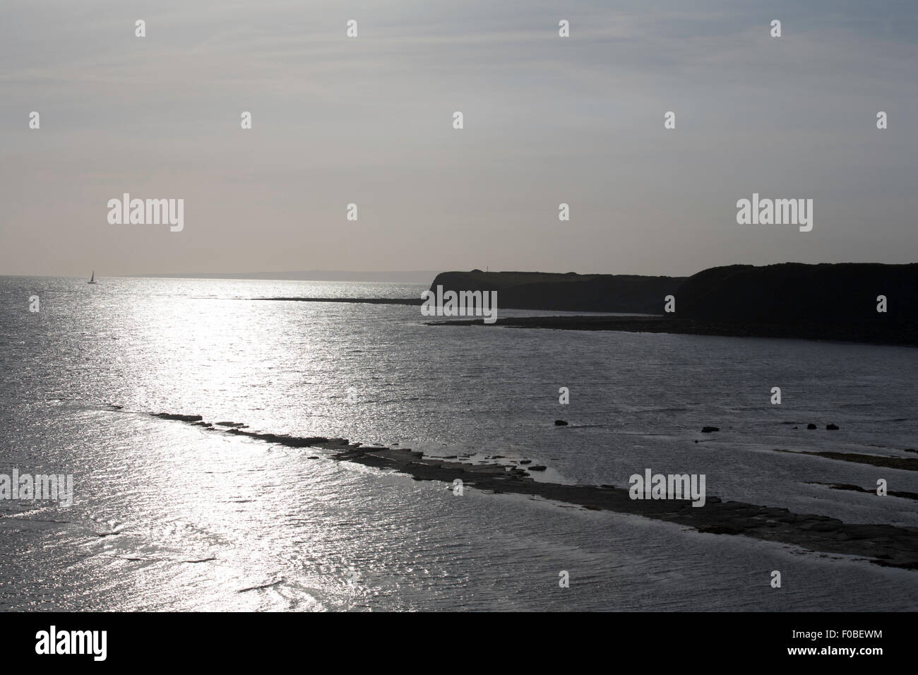 Kimmeridge Bay with it's oil shale cliffs part of The Jurassic Coast of ...