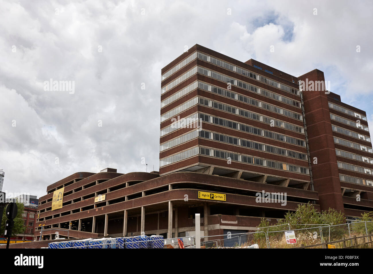 high street car park Birmingham UK Stock Photo - Alamy