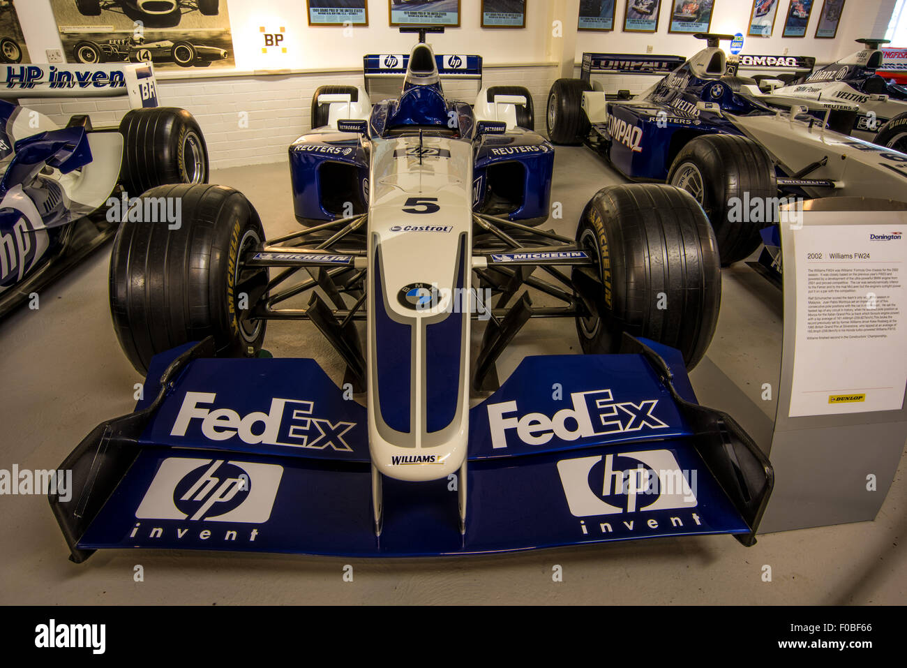 2002 Williams Fw24 driven by Ralf Schumacher and Juan Pablo Montoya at ...