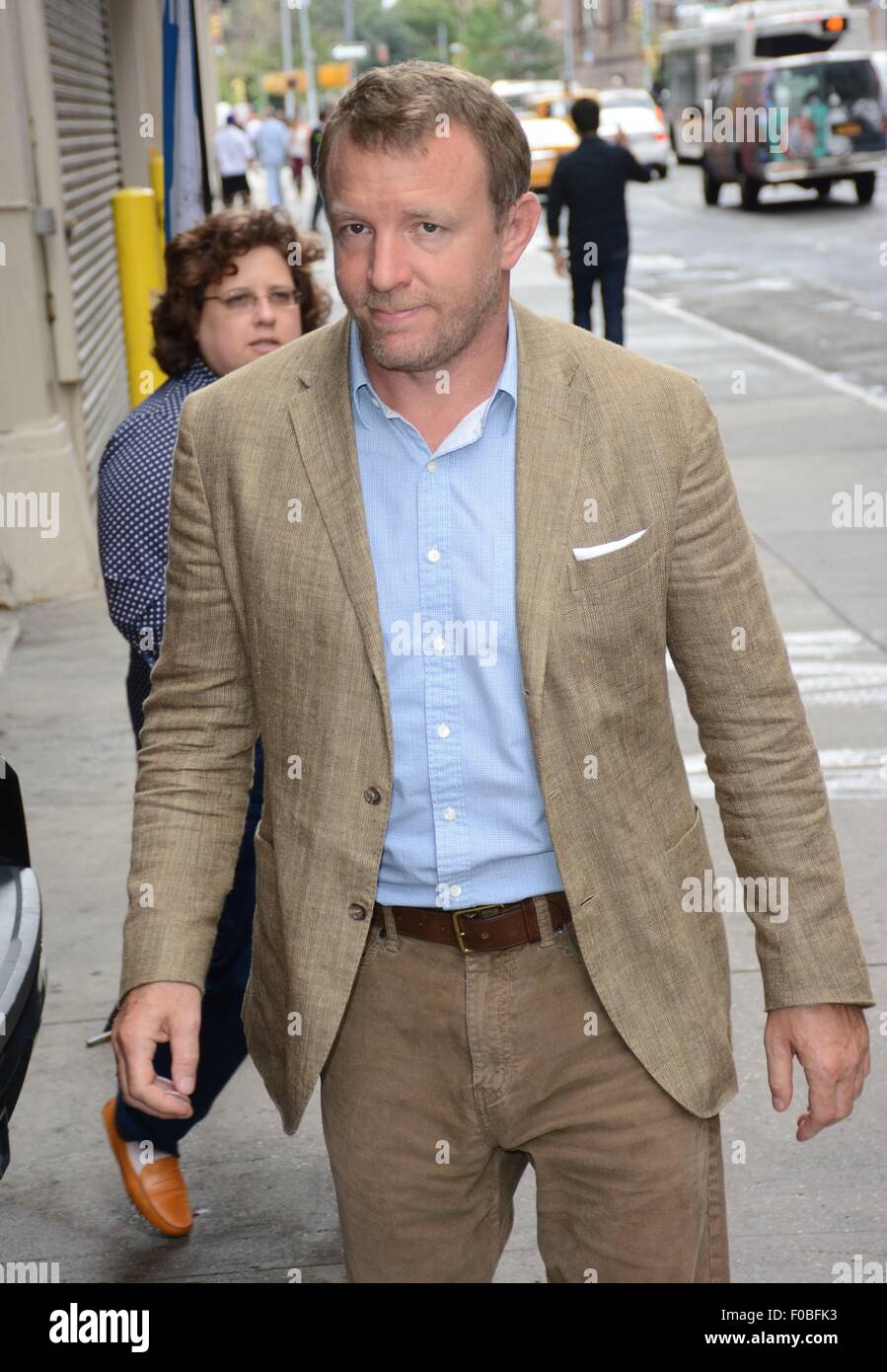 New York, NY, USA. 11th Aug, 2015. Guy Ritchie out and about for ...