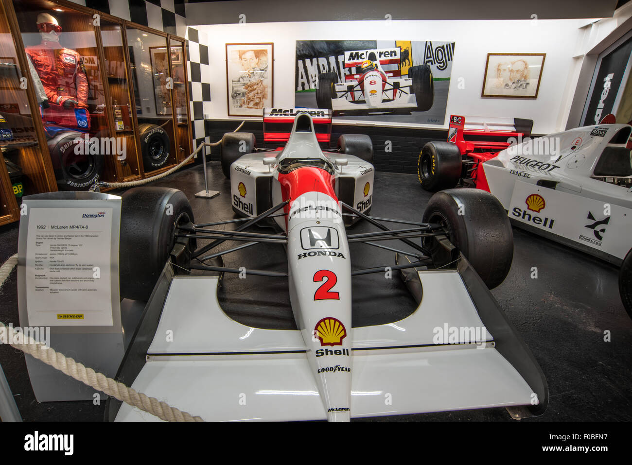 1992 Mclaren MP4/7A-8 driven by Gerhard Berger on display at the Museum ...