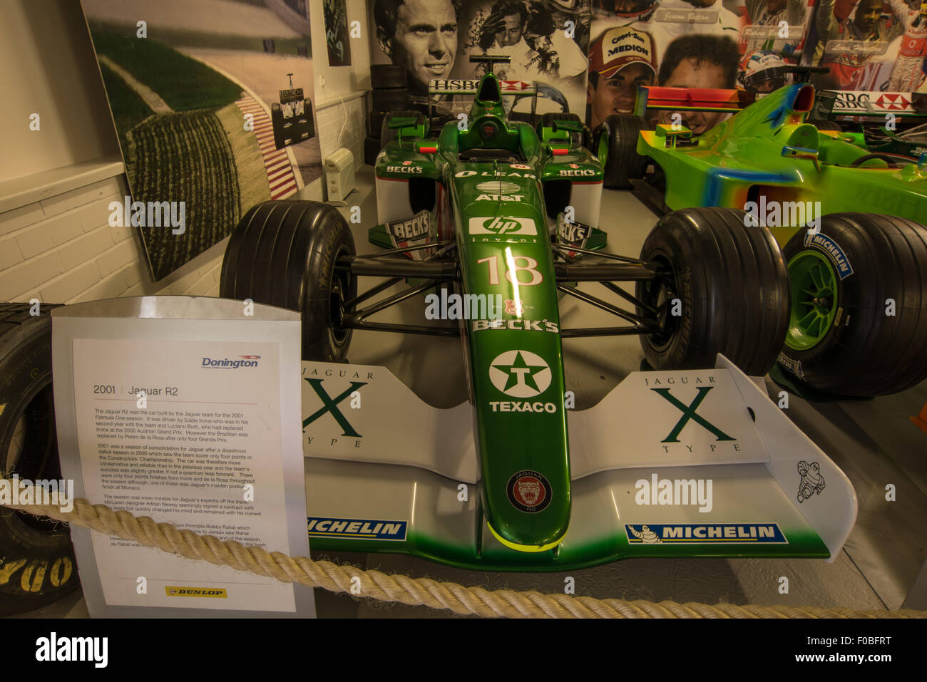2001 Jaguar R2 driven by Eddie Ervine on display at the Museum of ...