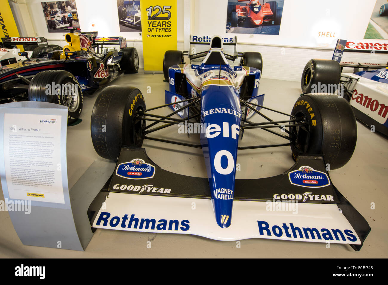 1994 Williams FW16B Driven by Damon Hill on display at the Museum of ...