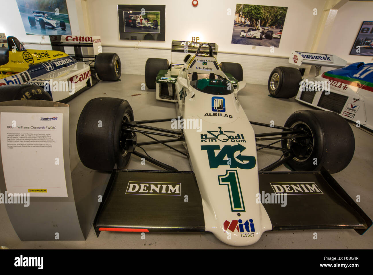 Williams -Cosworth FW08C this is the first Formula 1 car Ayrton Senna ...