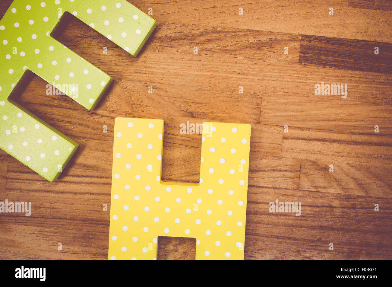 Letter e hand made hi-res stock photography and images - Alamy