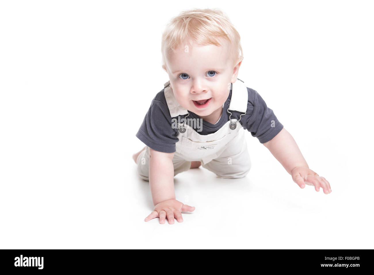 small baby isolated on white background Stock Photo - Alamy