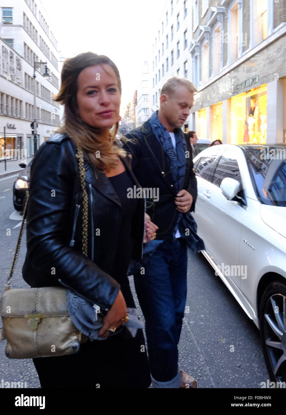 Guests arrive at Louis Vuitton party, London Featuring: Jade Jagger ...