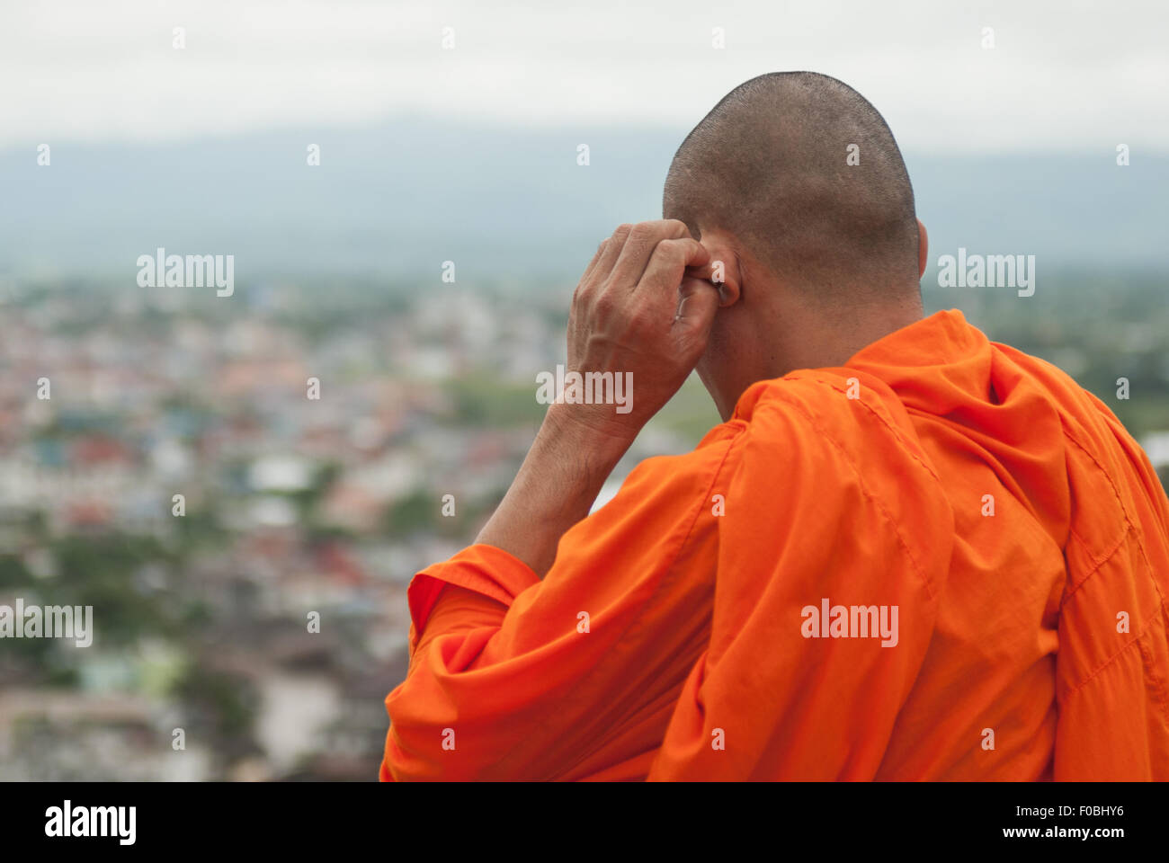 Monk view bagan hi-res stock photography and images - Alamy