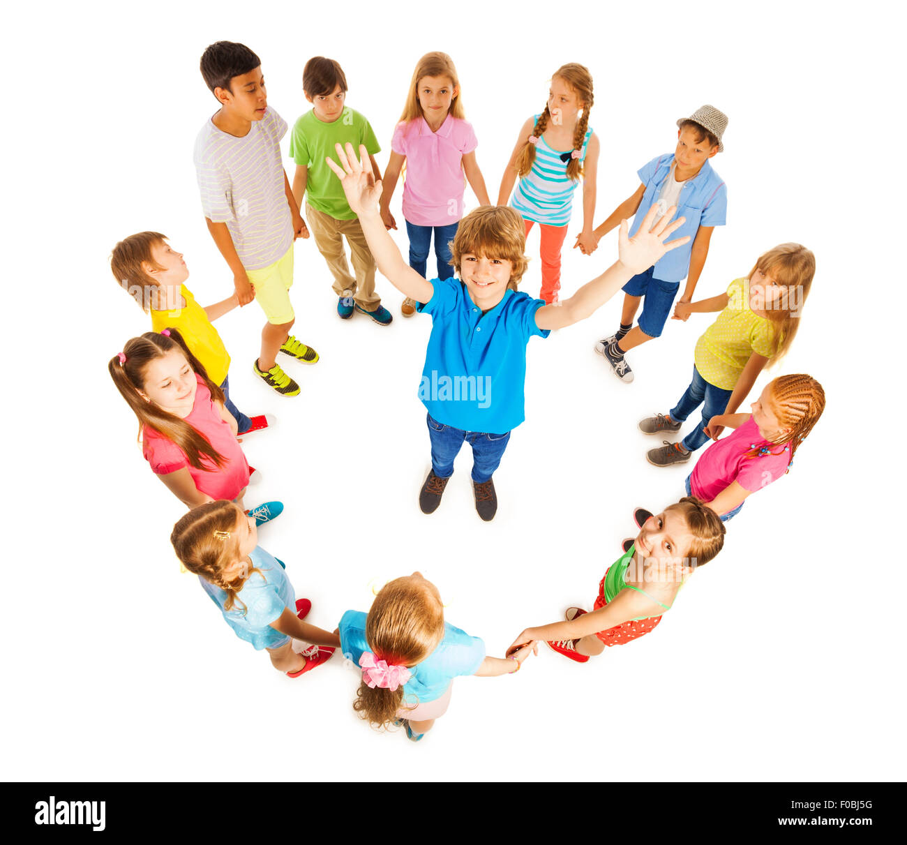 Happy Kids Circle Diversity High Resolution Stock Photography and ...