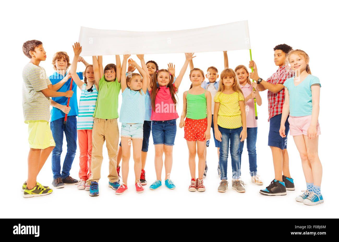 Boy stretch standing Cut Out Stock Images & Pictures - Alamy