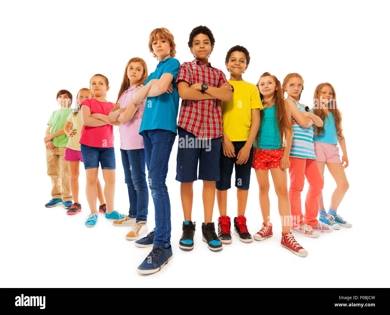 Boys and girls Cut Out Stock Images & Pictures - Alamy