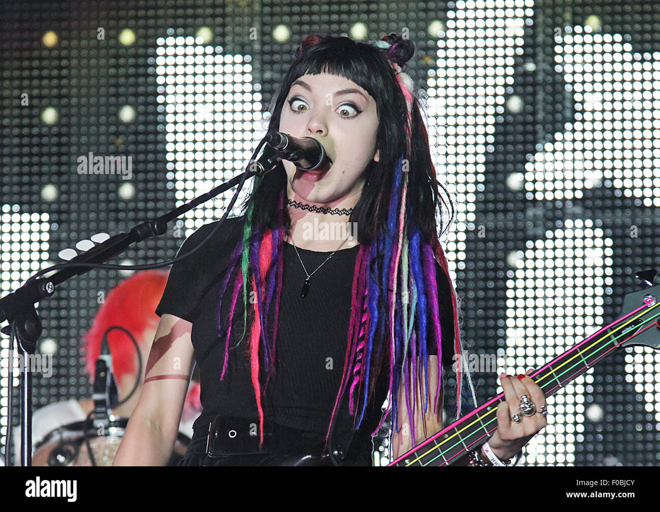Hey Violet performing live on stage at Liverpool Echo Arena Featuring ...