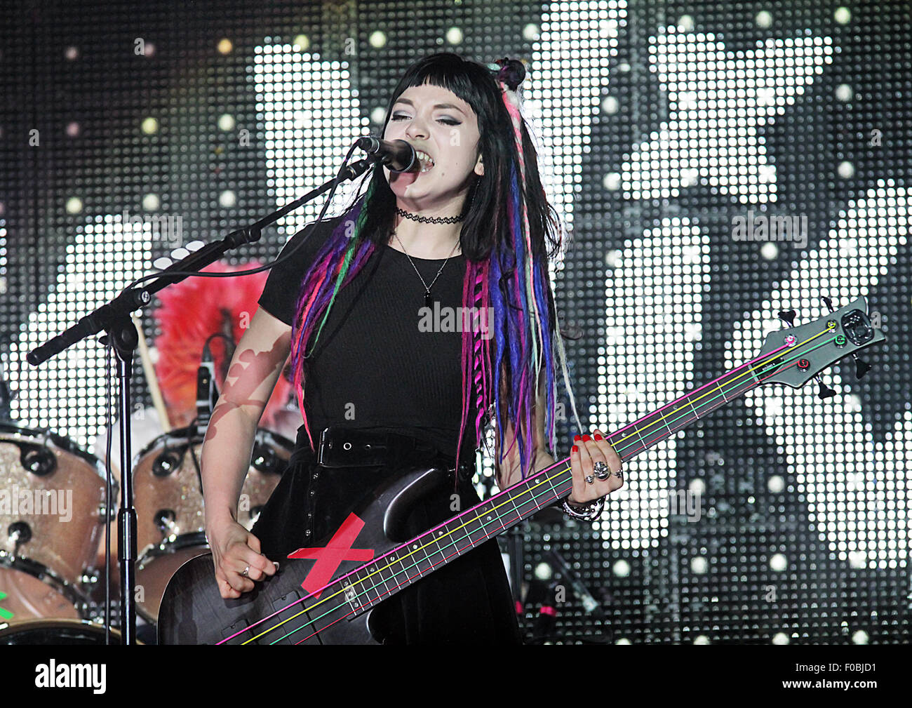 Hey Violet performing live on stage at Liverpool Echo Arena Featuring ...