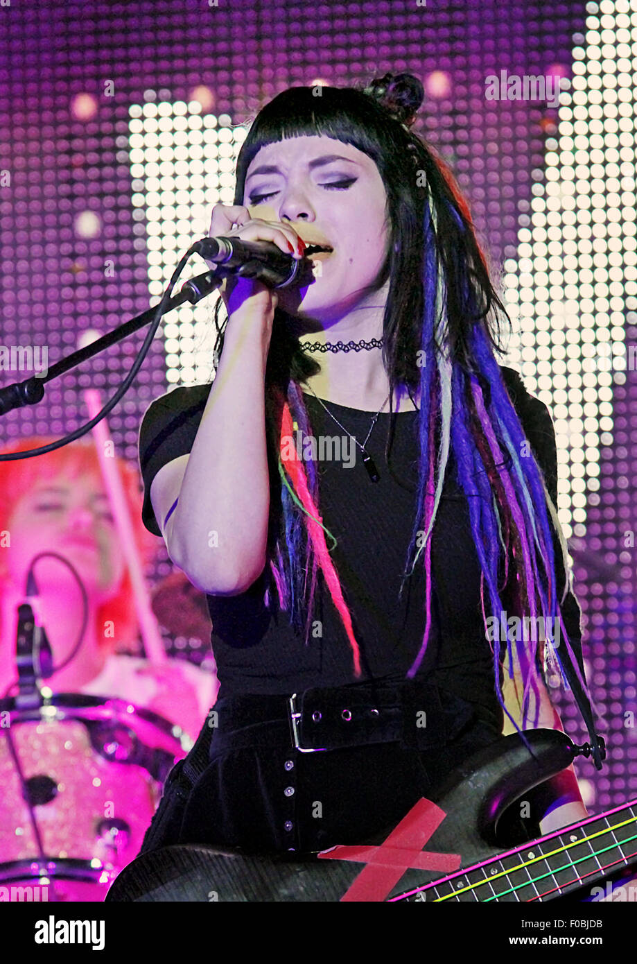 Hey Violet performing live on stage at Liverpool Echo Arena Featuring ...