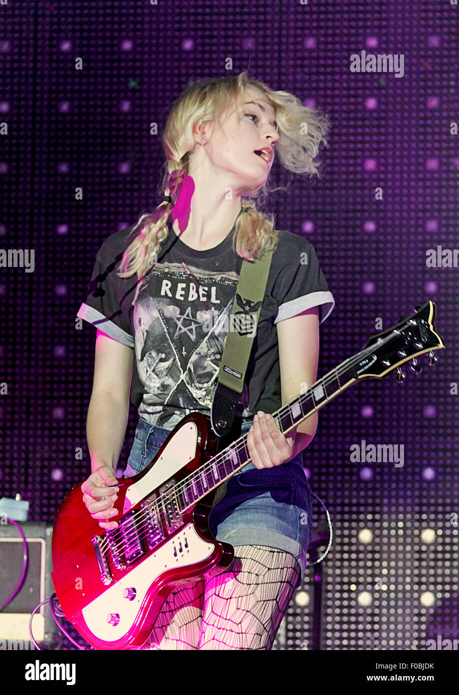 Hey Violet performing live on stage at Liverpool Echo Arena Featuring ...