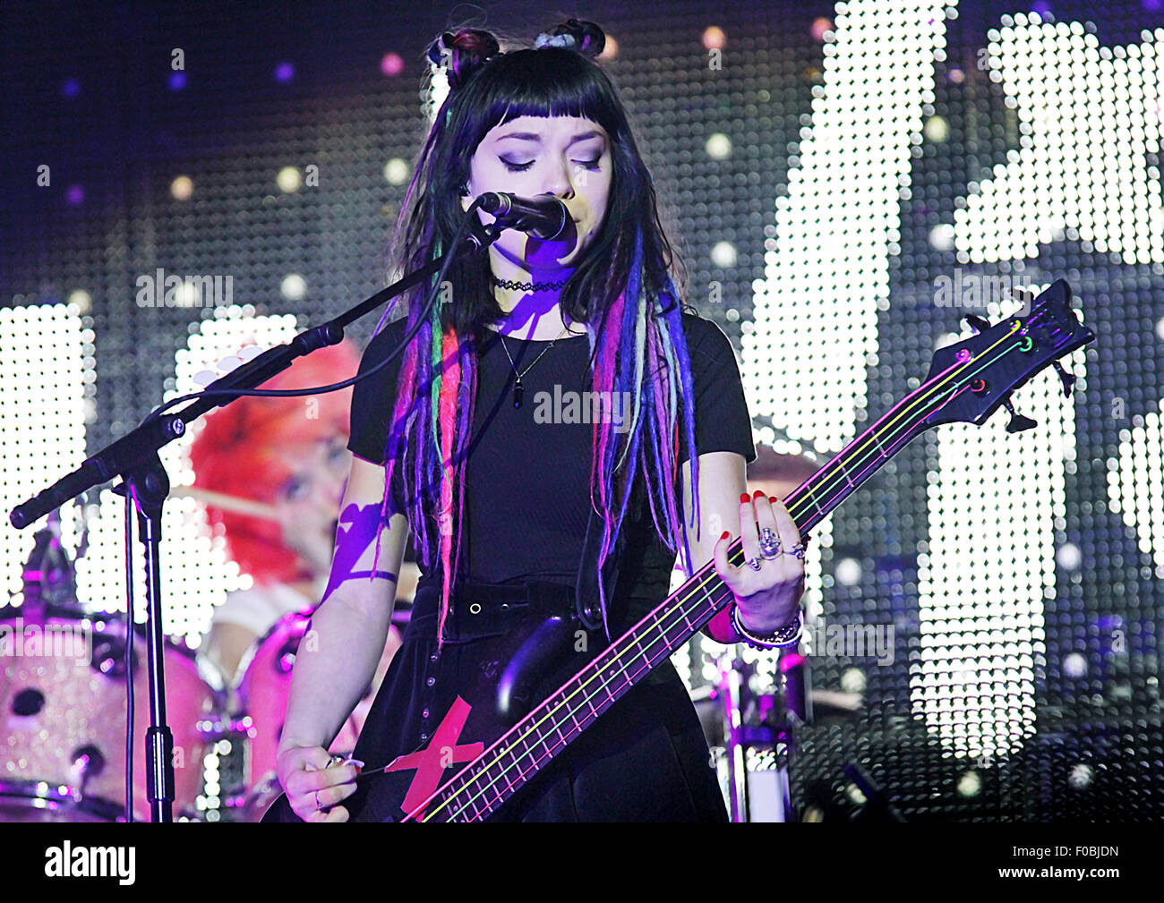 Hey Violet performing live on stage at Liverpool Echo Arena Featuring ...