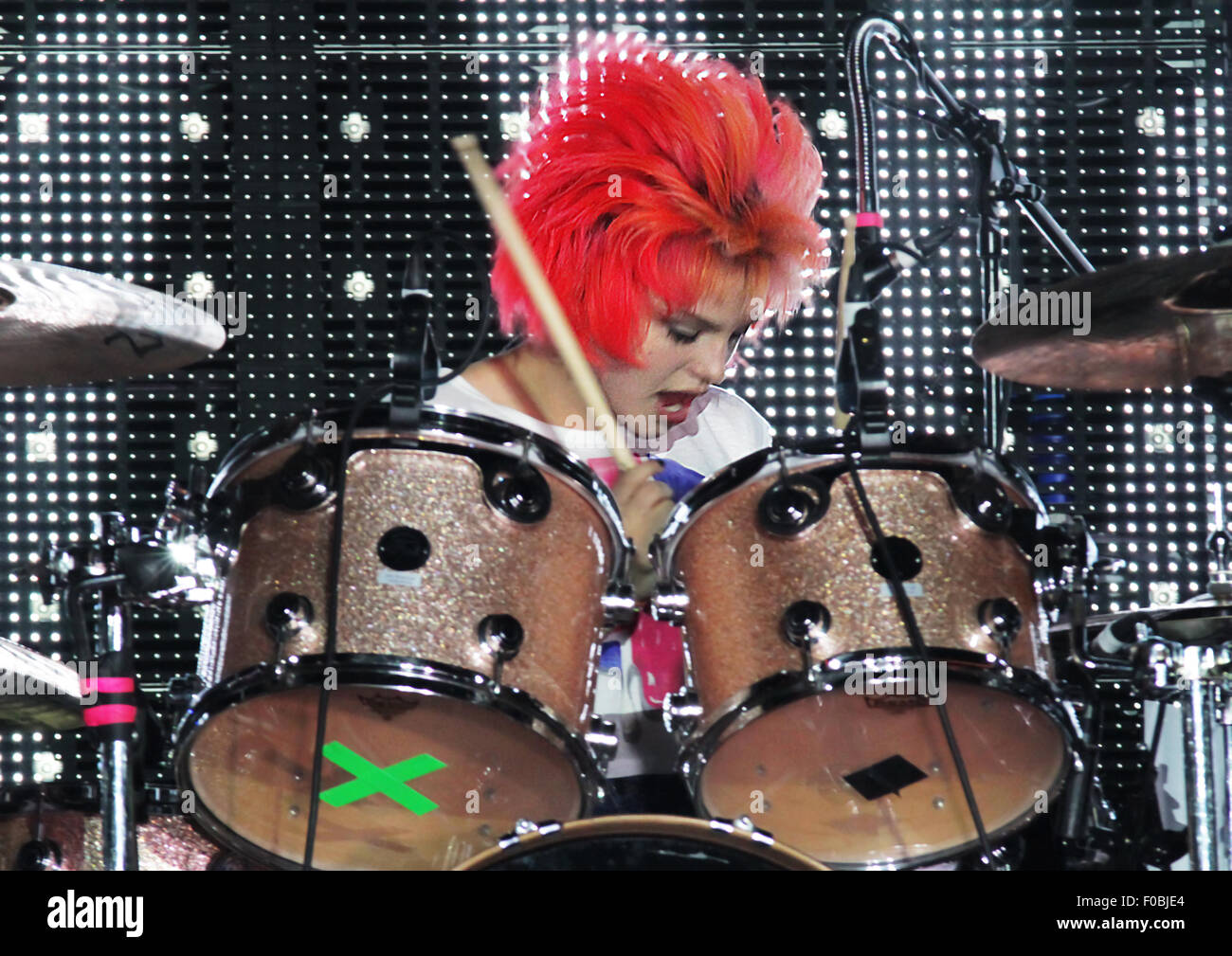 Hey Violet performing live on stage at Liverpool Echo Arena Featuring ...