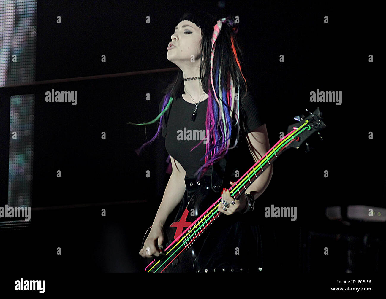 Hey Violet performing live on stage at Liverpool Echo Arena Featuring ...