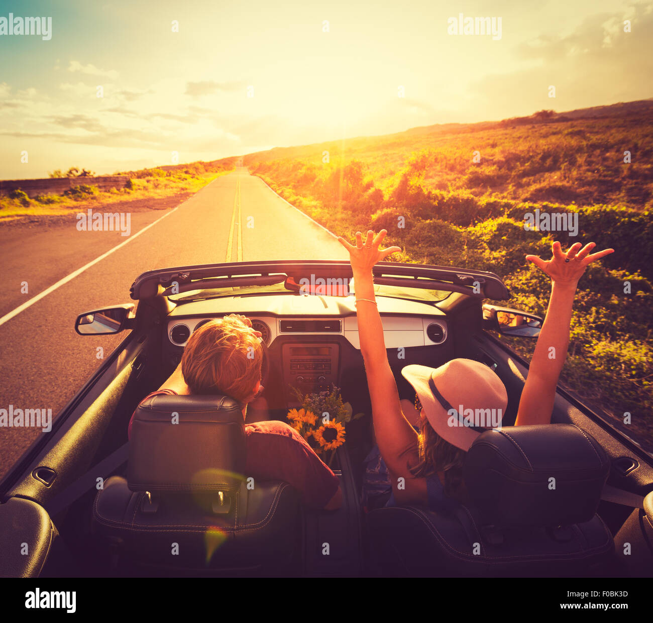 Two friends enjoy carefree ride hi-res stock photography and images - Alamy