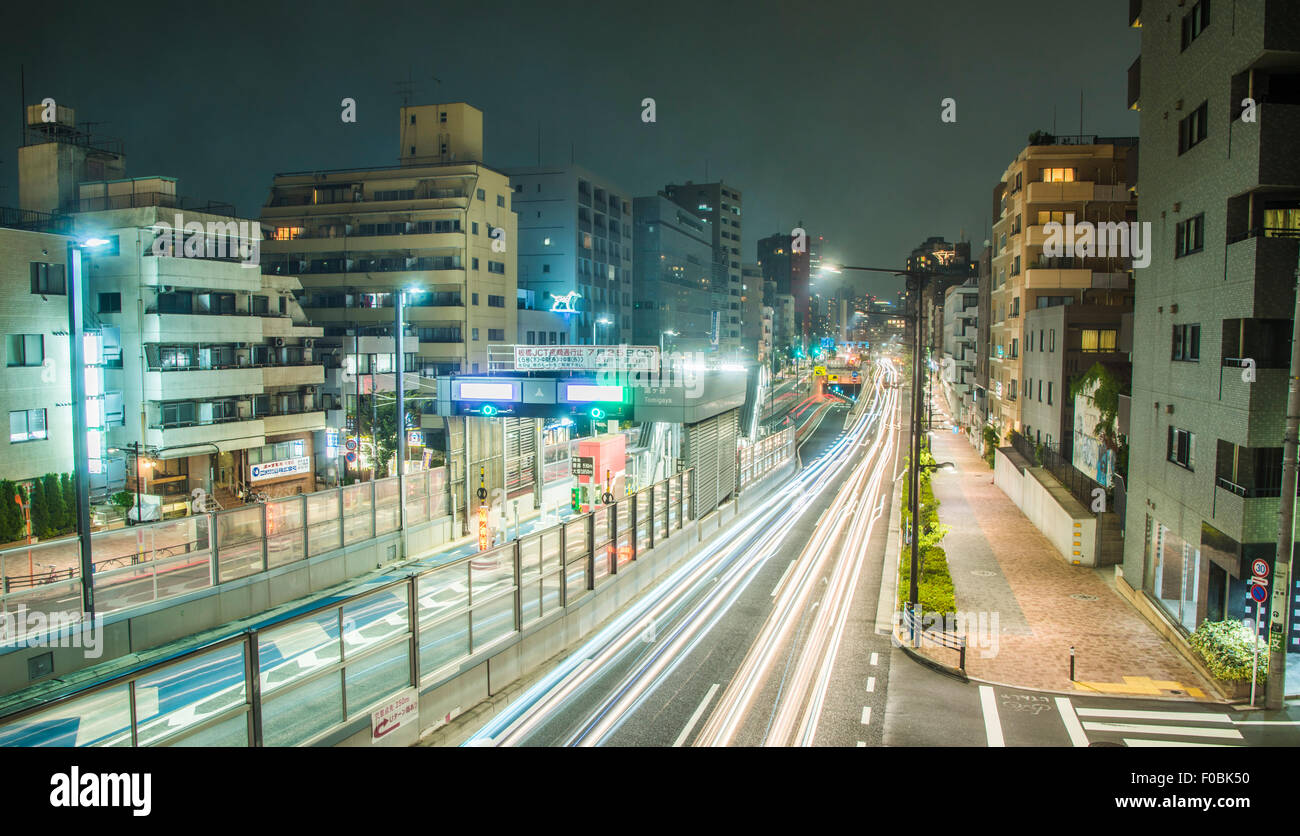 Metropolitan Expressway Tomigaya Entrance,Shibuya-Ku,Tokyo,Japan Stock ...
