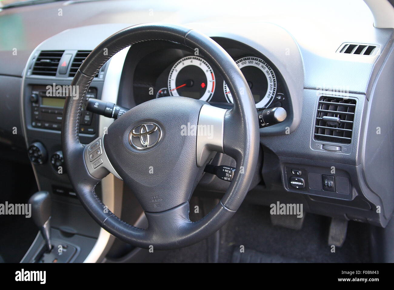 Toyota steering wheel hi-res stock photography and images - Alamy