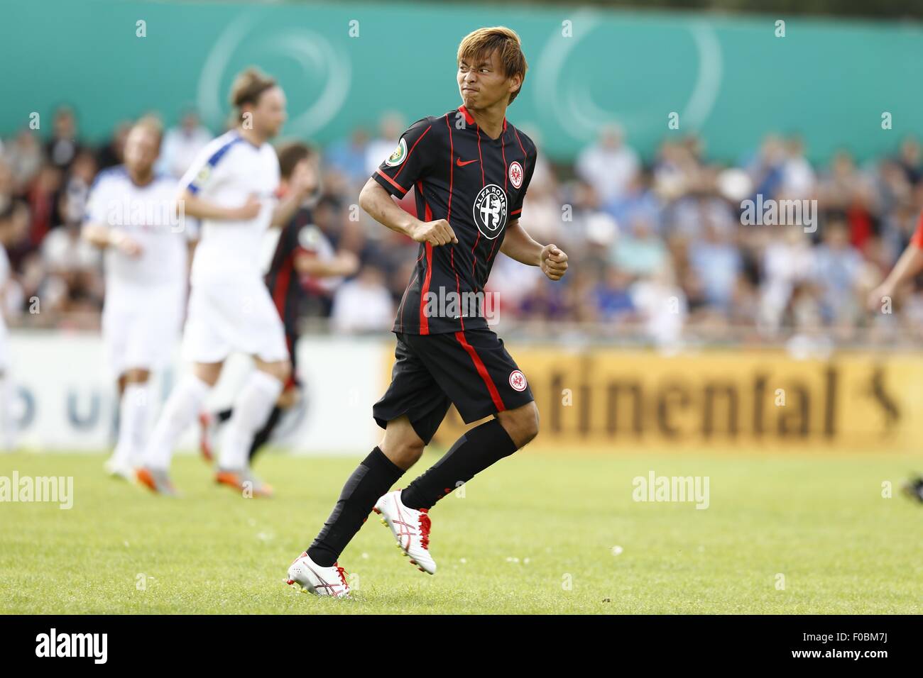 Bremen, Germany. 8th Aug, 2015. Takashi Inui (Frankfurt) Football ...