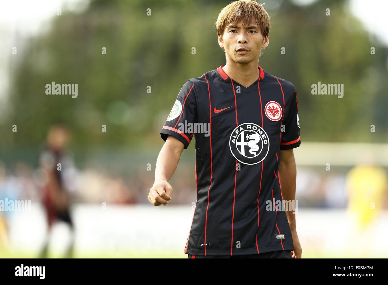 Bremen, Germany. 8th Aug, 2015. Takashi Inui (Frankfurt) Football ...