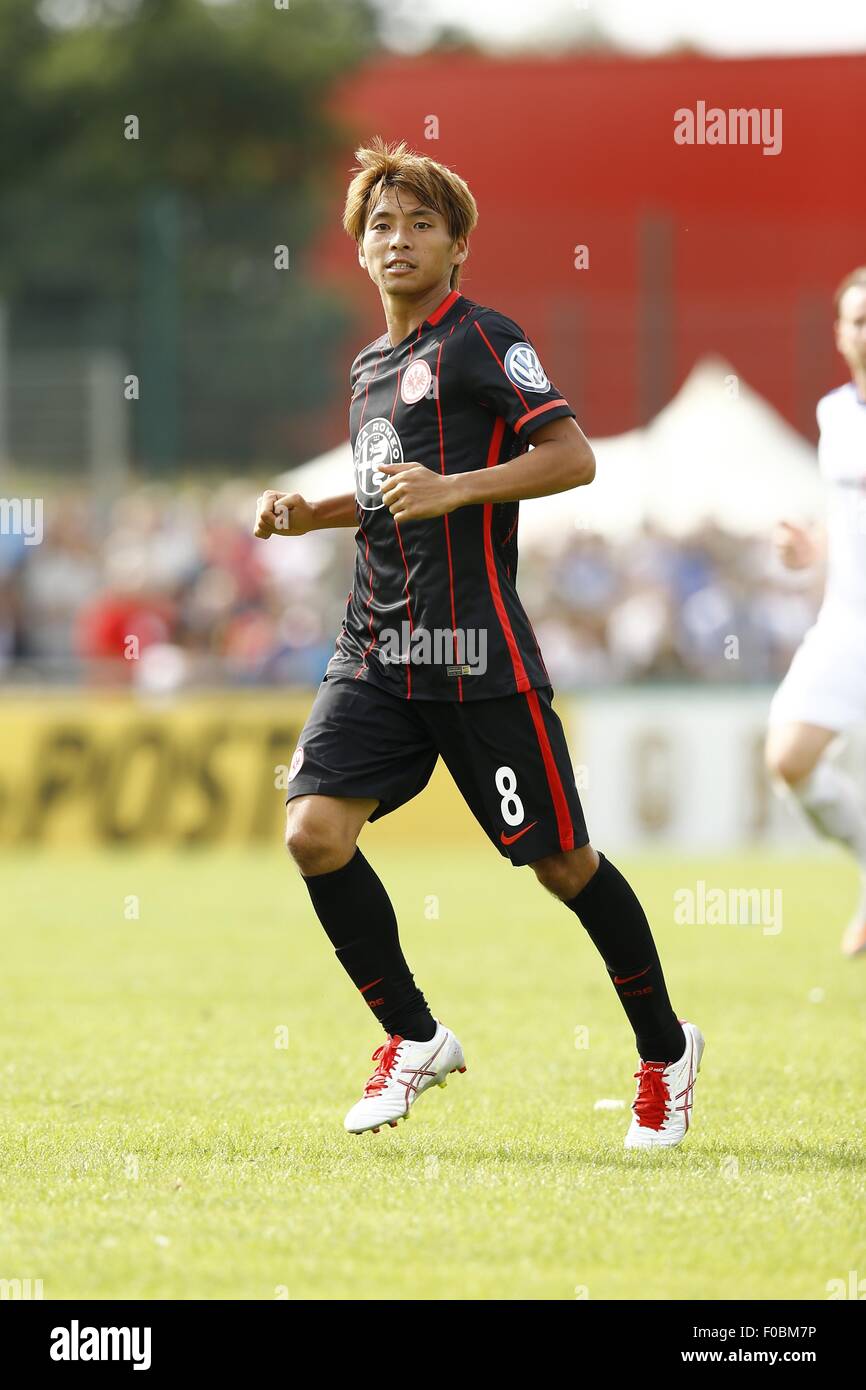 Bremen, Germany. 8th Aug, 2015. Takashi Inui (Frankfurt) Football ...