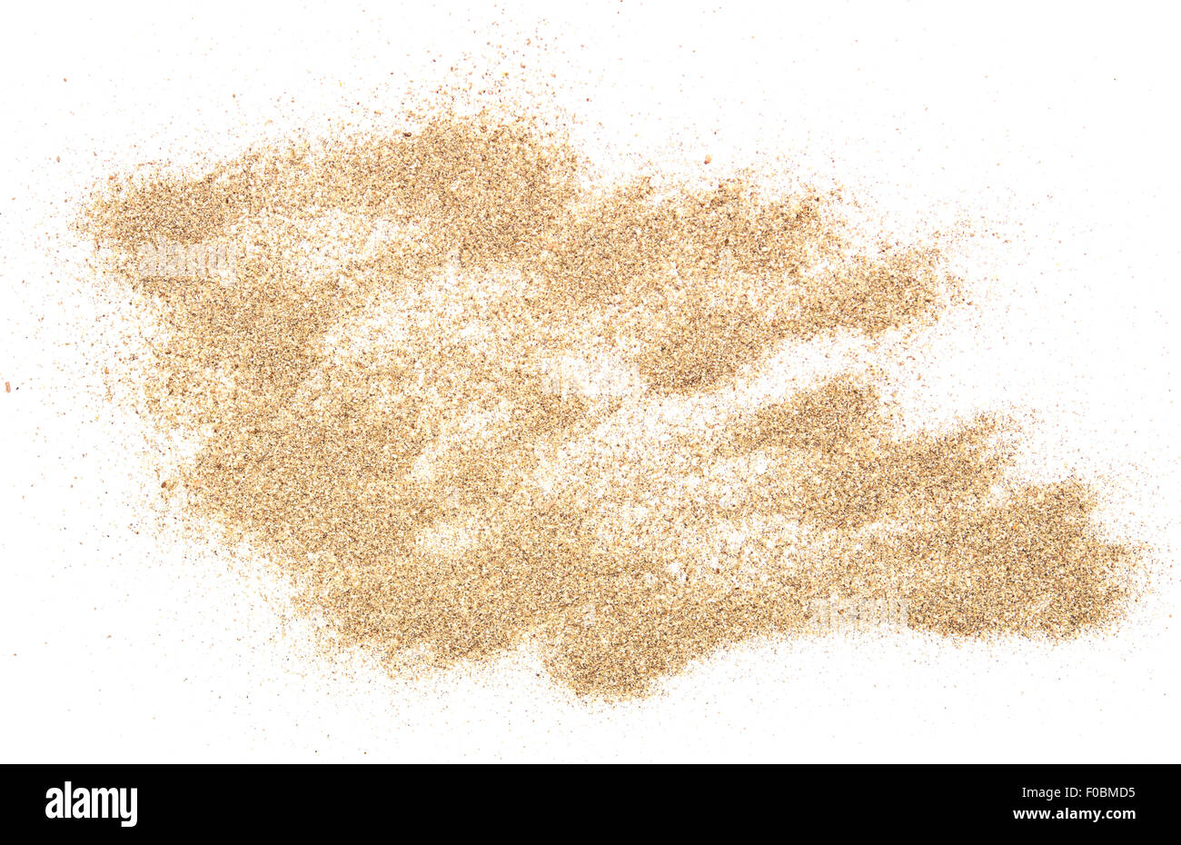 sand pile isolated on white background Stock Photo - Alamy