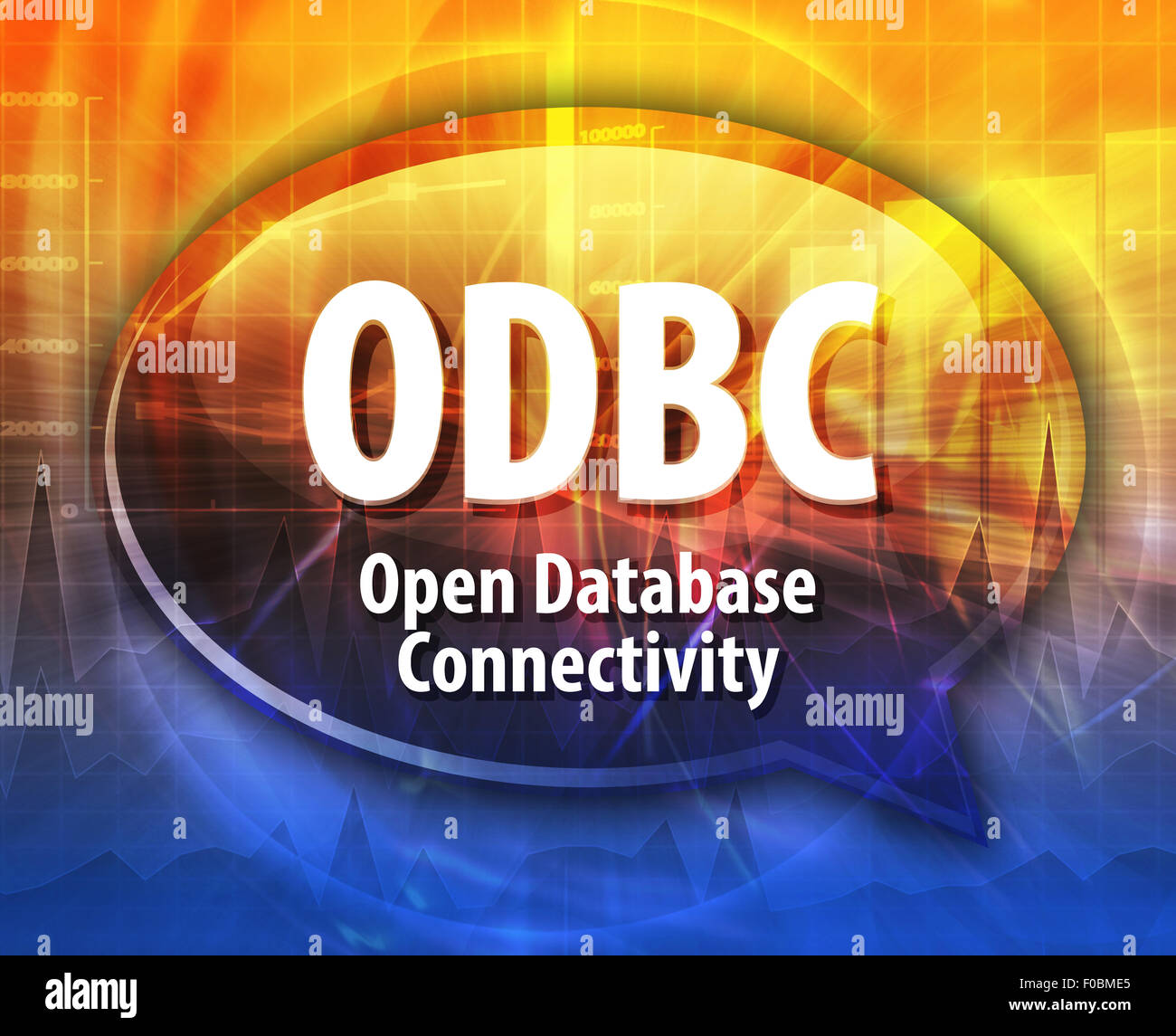 Speech bubble illustration of information technology acronym ...