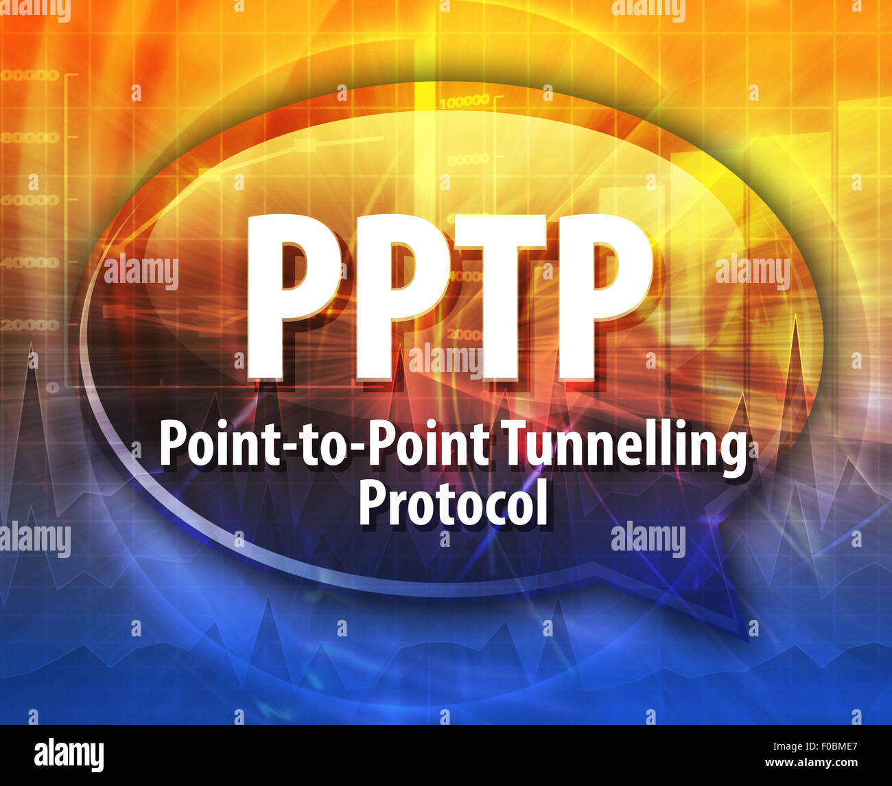 Speech bubble illustration of information technology acronym ...