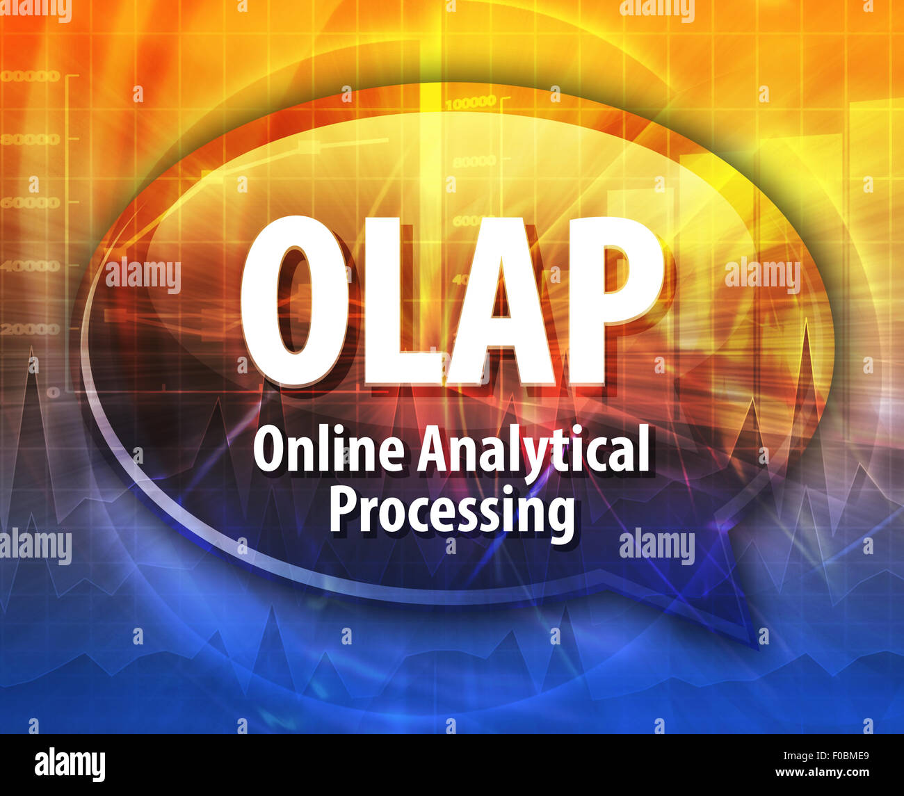 Speech bubble illustration of information technology acronym ...