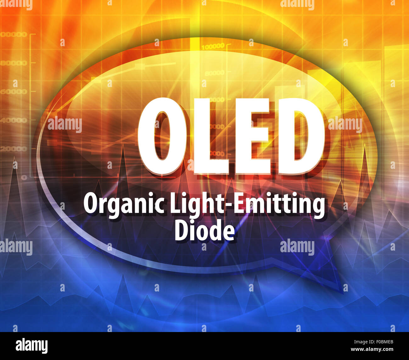 Speech bubble illustration of information technology acronym ...