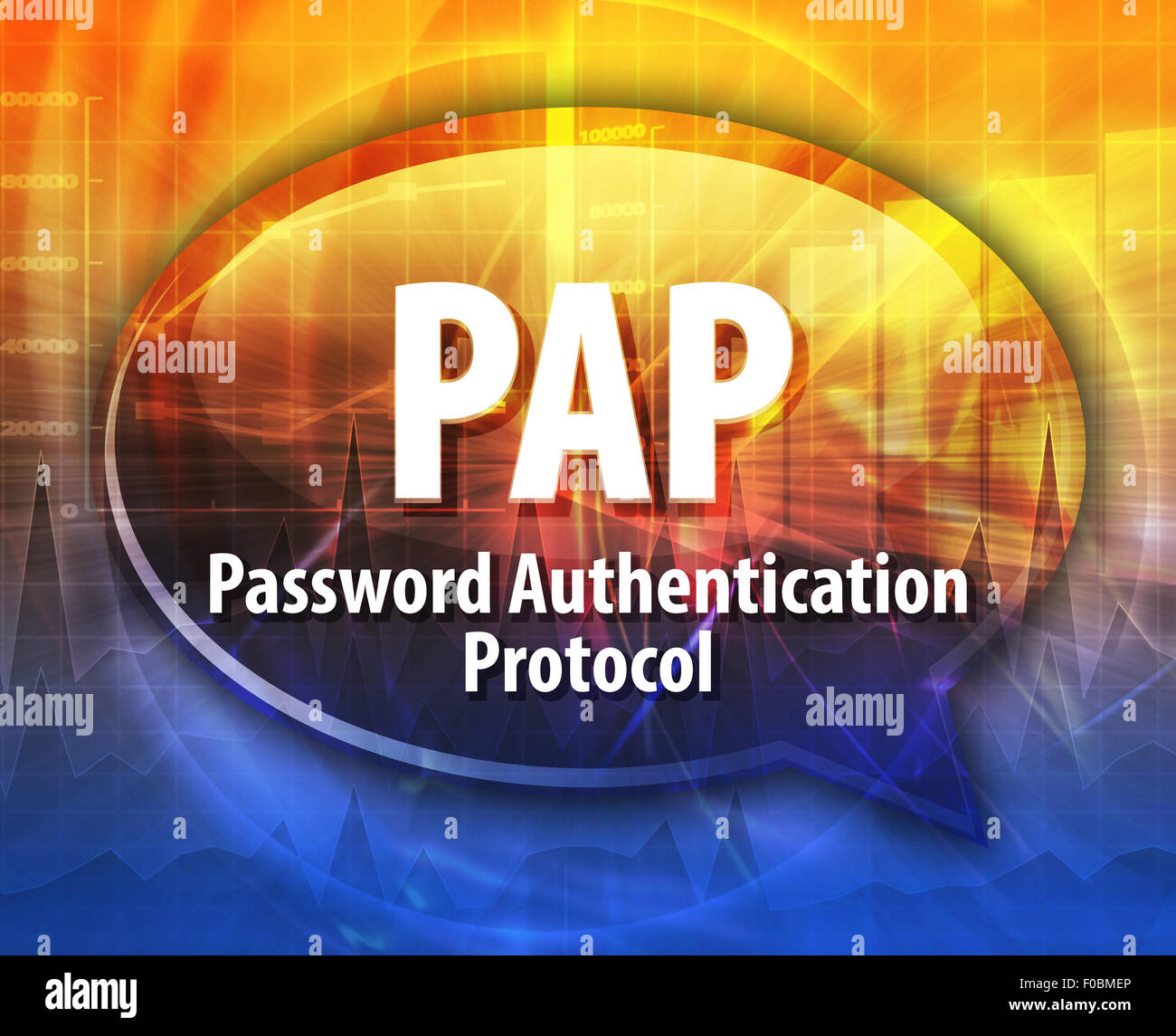 Speech bubble illustration of information technology acronym ...